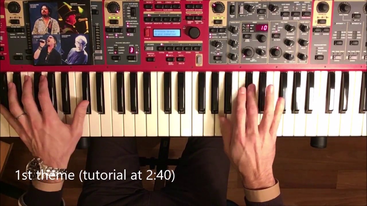 The Muse (David Paich) - Piano solo cover, accompaniment and tutorial ...