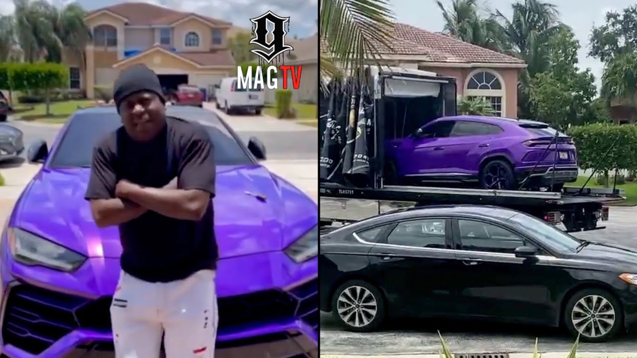 Trick Daddy Gets His Lamborghini Urus Delivered To His House! 🚙 - YouTube
