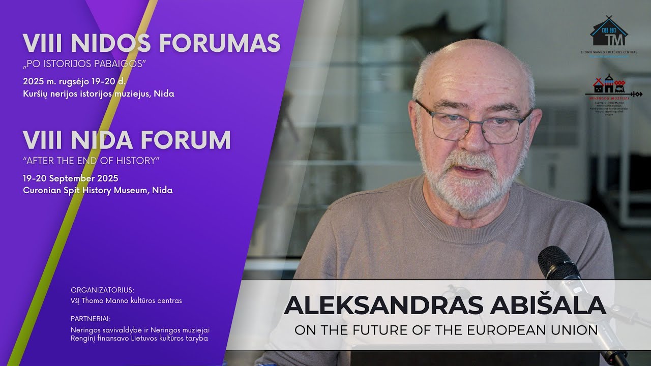 Aleksandras Abišala - „Apie Europos Sąjungos ateitį“ - NF25 - YouTube