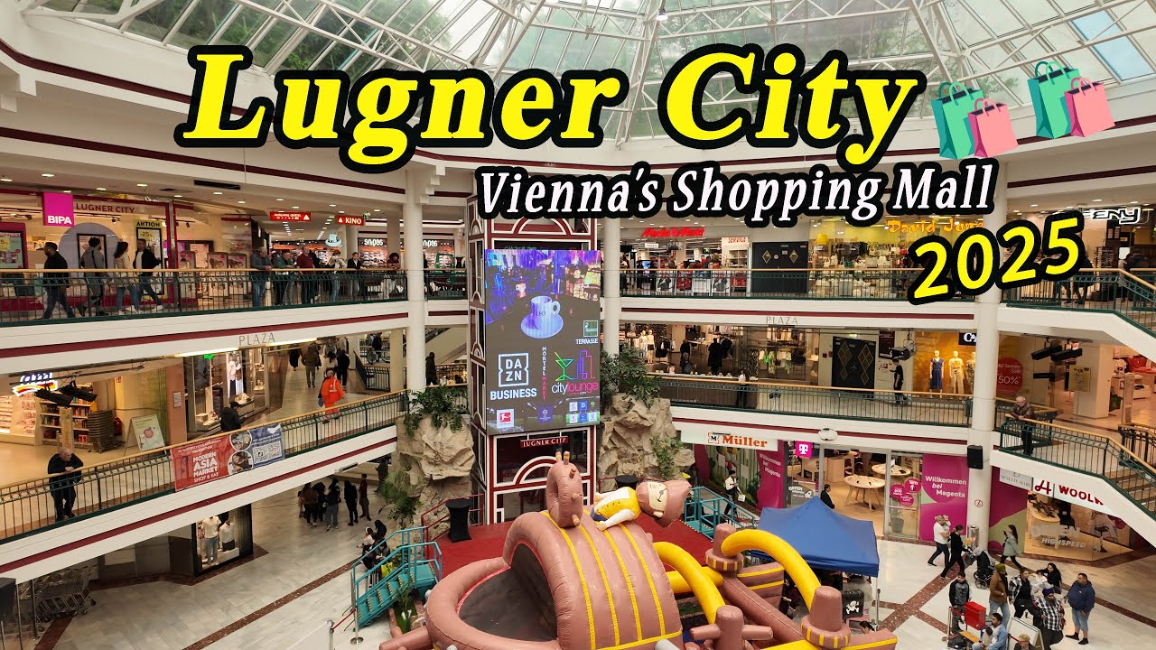 Vienna Lugner City Walk, Shopping Center Tour | May 2025 【4K】 - YouTube