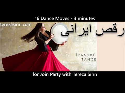 Perský tanec Persian dance 16 moves 3 minutes Tereza Šírín