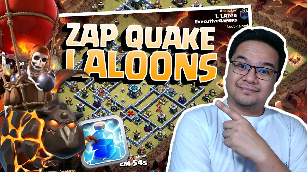 ZapQuake Laloons! Chamba ni LAzer 001 - Clash of Clans - YouTube