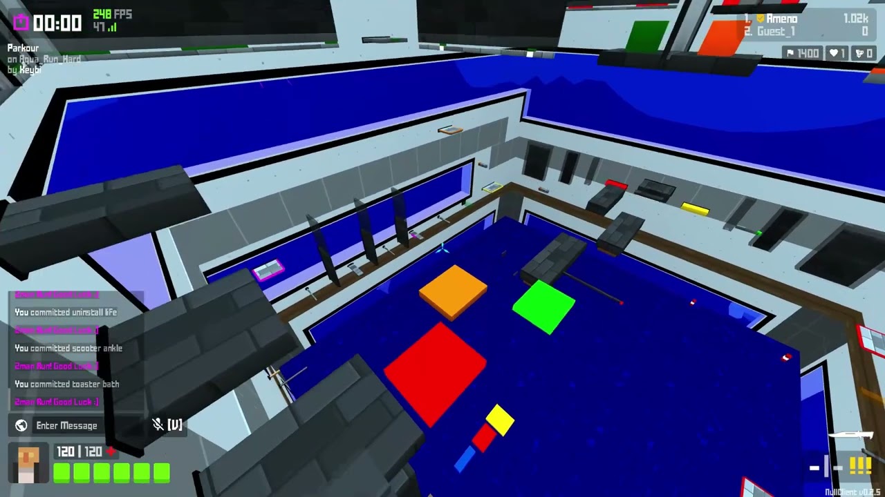 [Krunker] Aqua Hard Solo ~ Map by Keybi - YouTube