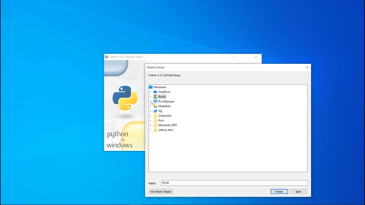 22- Windows Python Kurulumu - YouTube