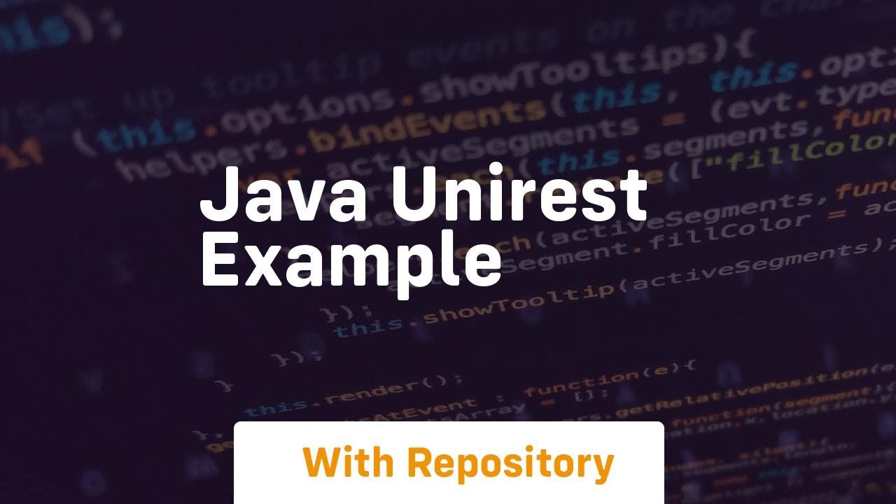 java unirest example - YouTube