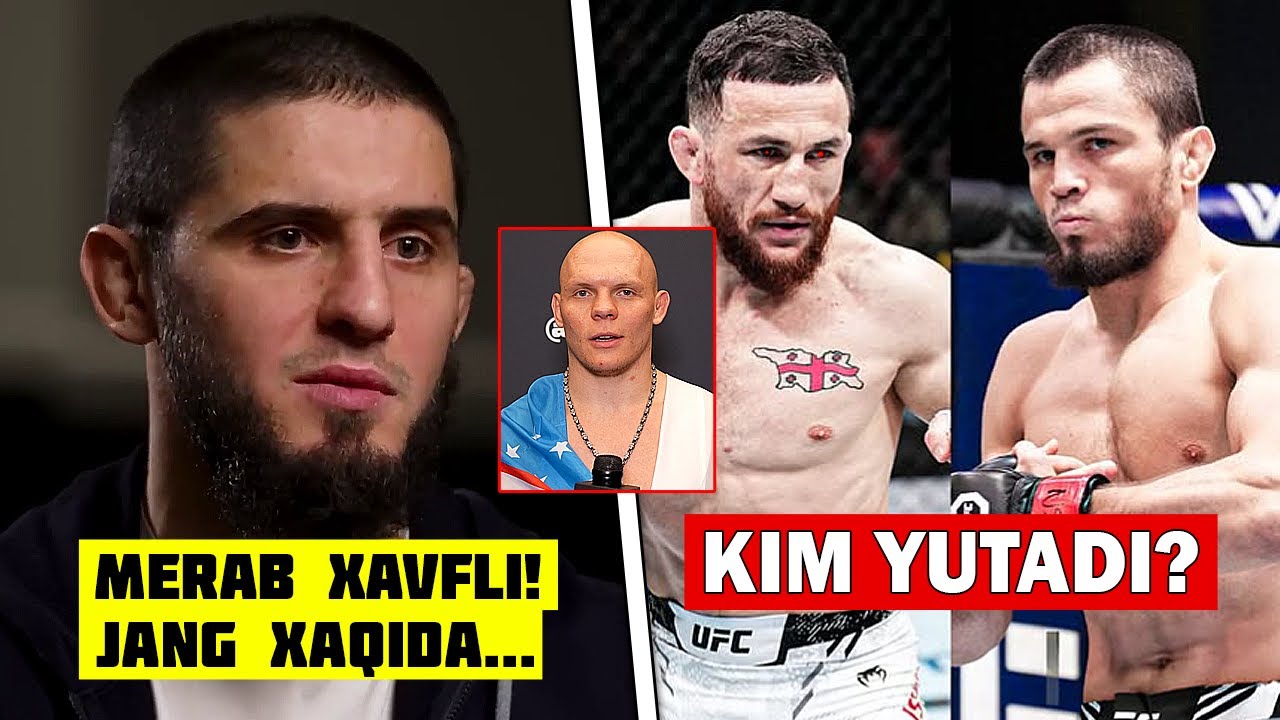 ISLAM MAXACHEV UMAR VA MERAB JANGINI TAXLIL QILDI! BOGDAN JANGI 18 ...