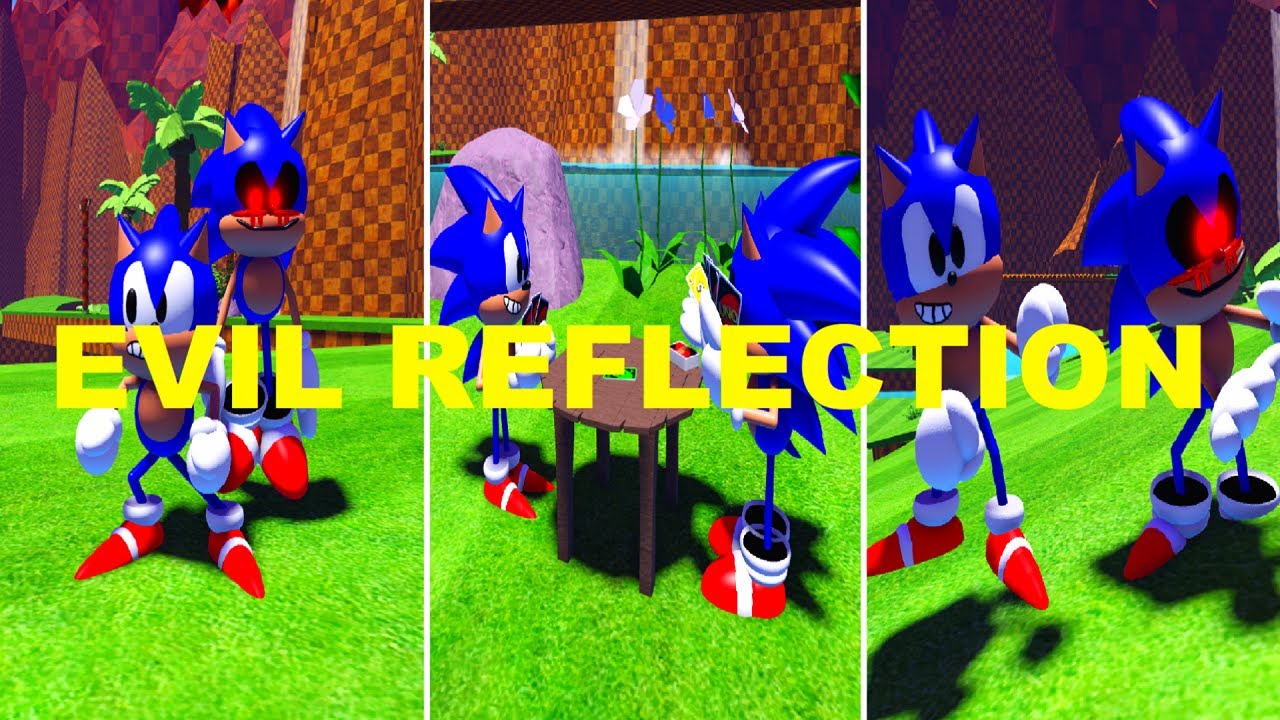 How to get EVIL REFLECTION BADGE + MORPH in SONIC.EXE: SOULS OF DISMAY ...
