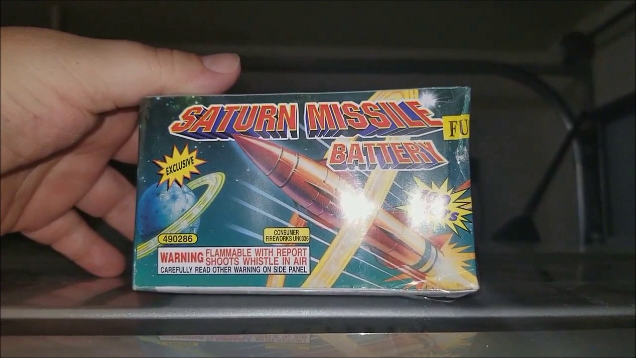 100 Shot Saturn Missile Battery - TNT Fireworks - YouTube