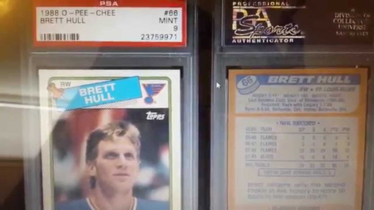 PSA SLABBED CARD TAMPERED WITH PROOF, o-pee-chee slab with topps card ...