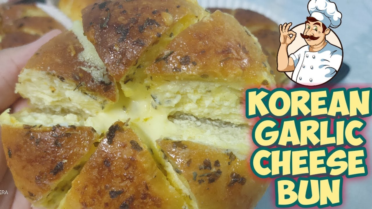 resepi roti korean garlic cheese - YouTube
