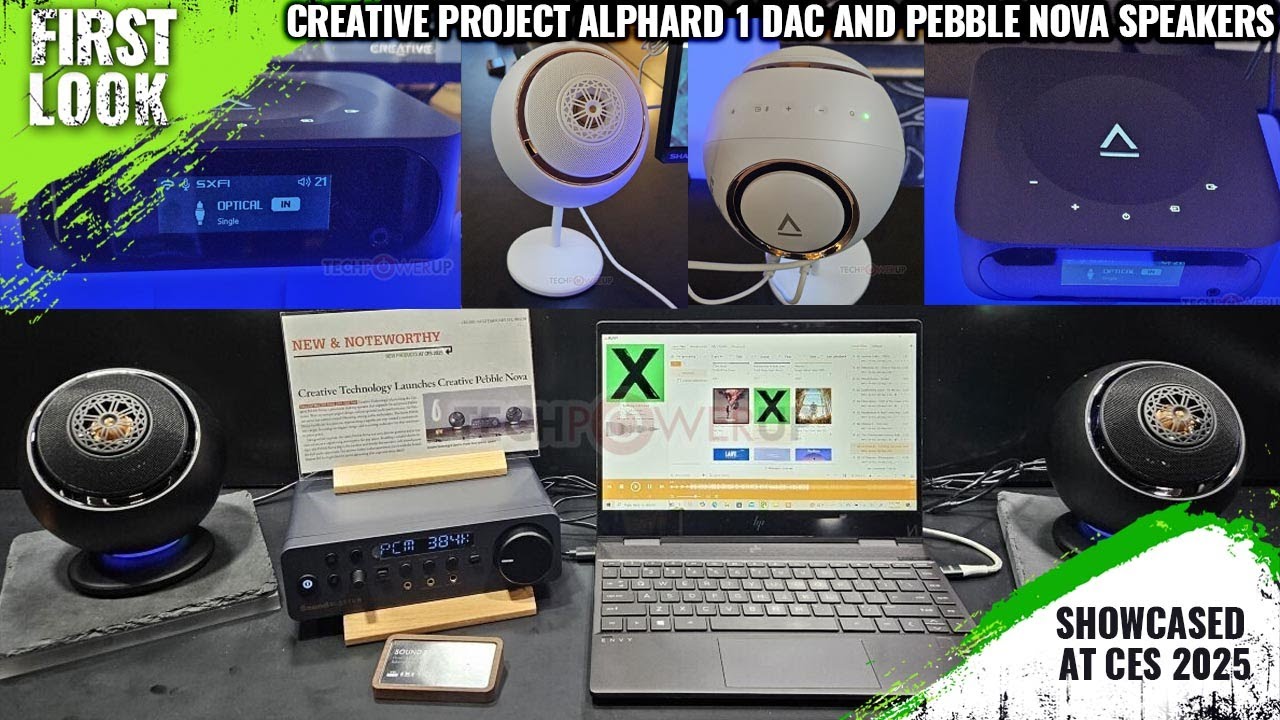 Creative Project Alphard 1 DAC and Pebble Nova Speakers Showcased At CES 2025 - YouTube
