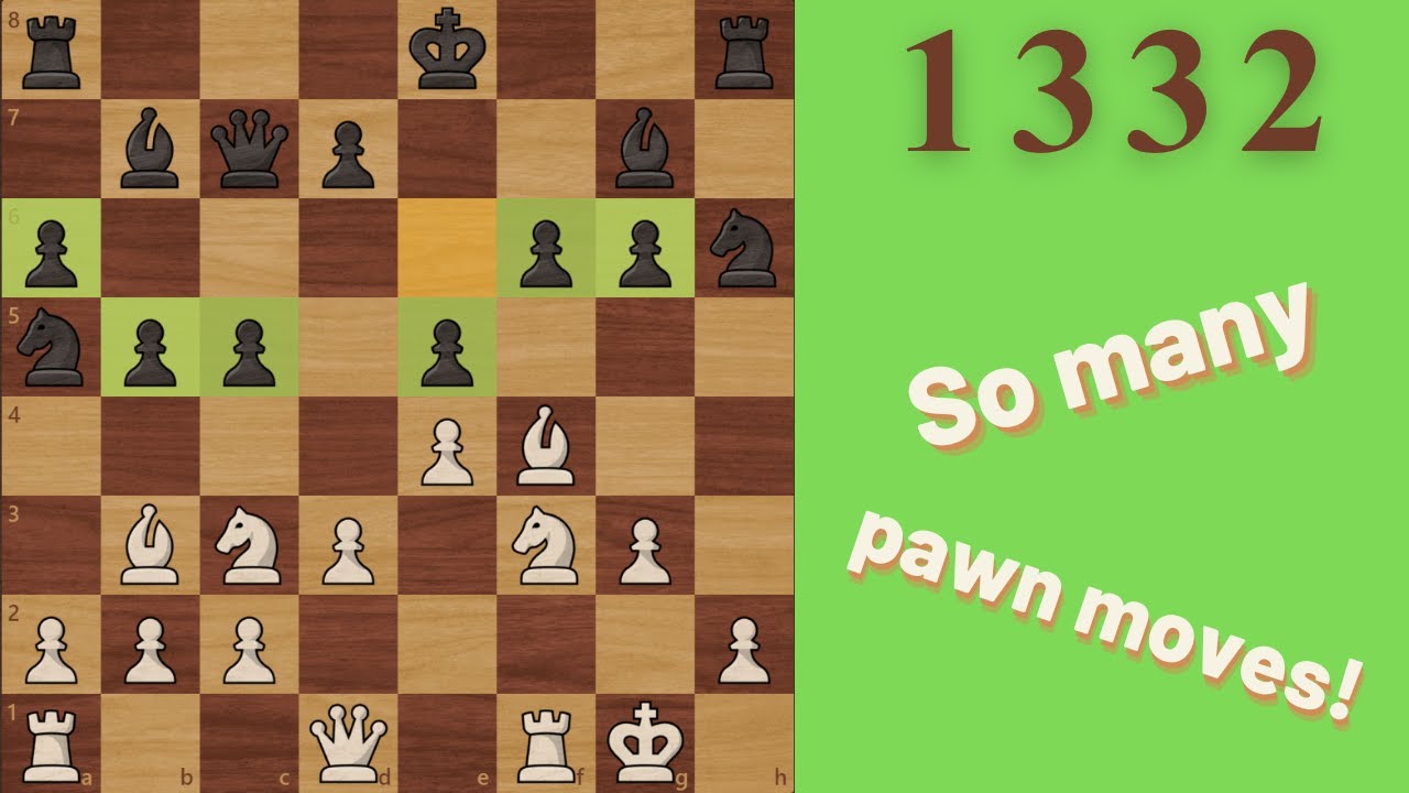 1332 So many pawn moves! - YouTube