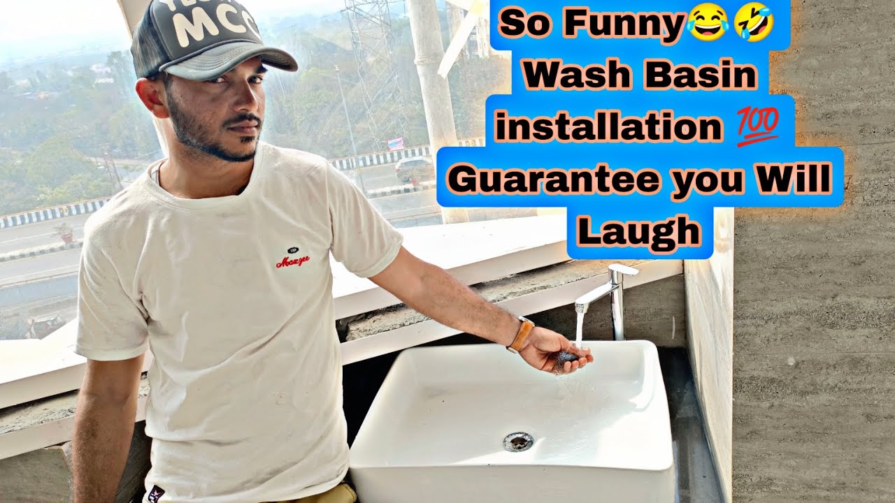 Table top wash basin installation | counter top wash basin installation ...