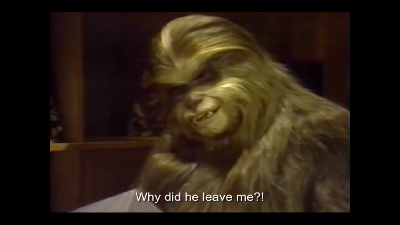 STAR WARS HOLIDAY SPECIAL CLIP - now with Wookie Subtitles! - YouTube
