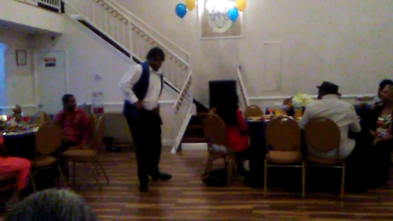Dance like James Brown at graduation party - YouTube