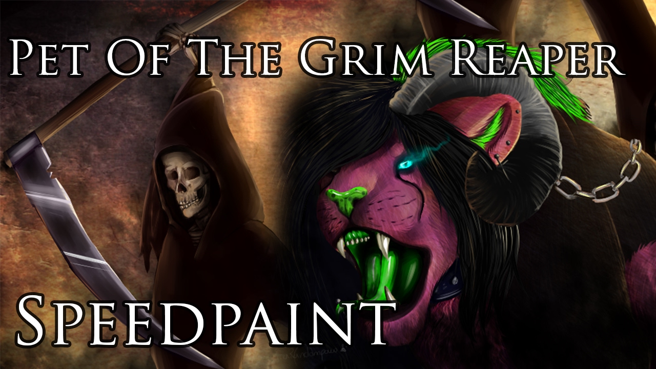 The pet of the Grim Reaper .:Speedpaint:. - YouTube