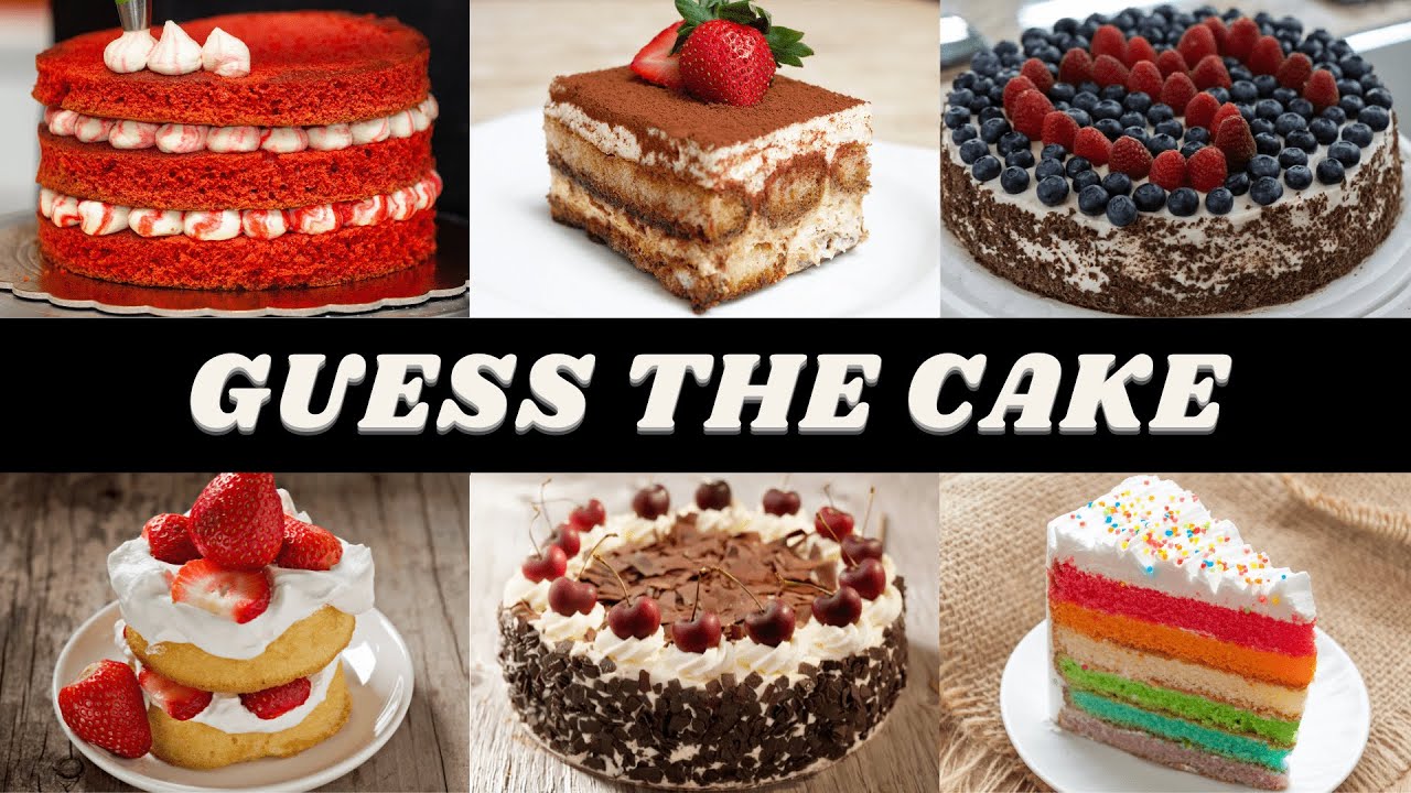 Guess The Cake By Image | Can You Guess These Cake By The Image ...