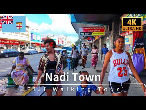 4K Fiji Walk 🇫🇯 Nadi Town - Local Streets & Island Vibes | May 2026