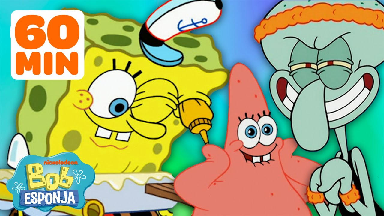 Bob Esponja | ¡Lo Mejor de Bob Esponja Temporada 7 por 1 Hora! | Bob Esponja en Español - YouTube