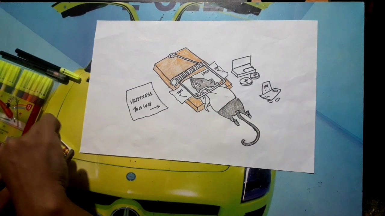 Cartoon drawing - YouTube