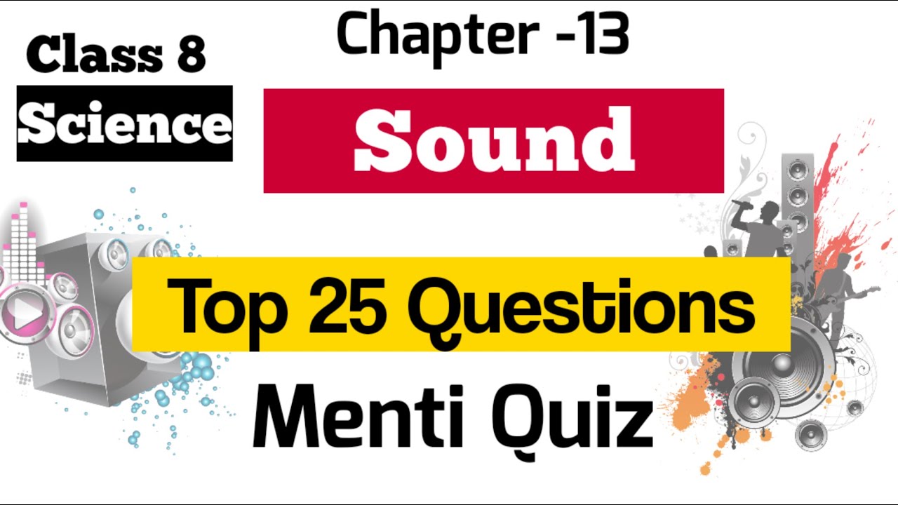 Class 8 science 2021 | Most Important Science Questions| Sound ...
