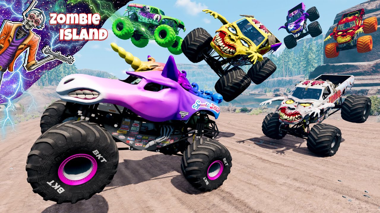 Monster Jam Adventures Compilation | Monster Truck Rescue | Griff's ...