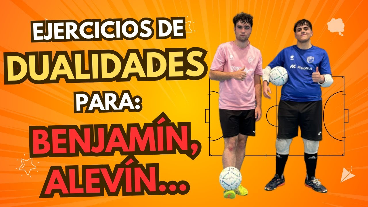 ️ 10 EJERCICIOS de DUALIDADES en FUTBOL SALA🏆 | TÉCNICA básica para BENJAMÍN y ALEVÍN - YouTube
