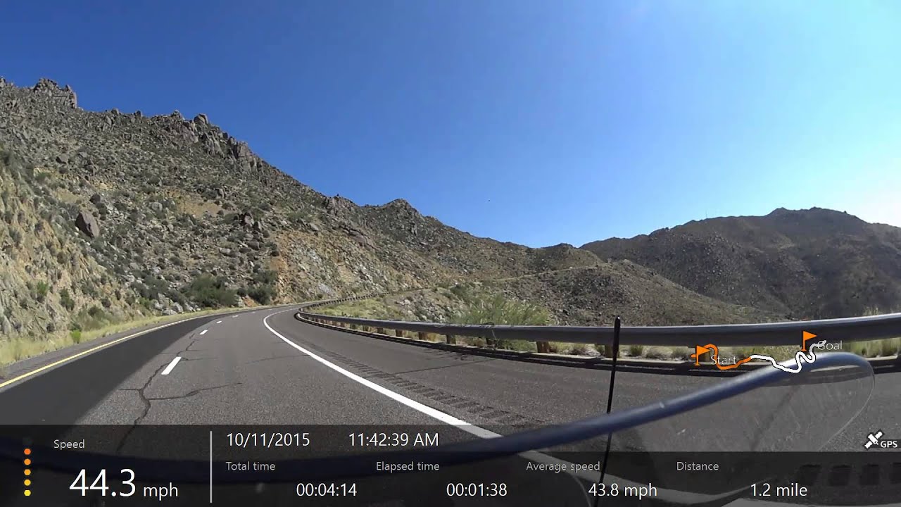 Sony FDR-X1000V Action Camera on Motorcycle Yarnell Hill AZ - YouTube