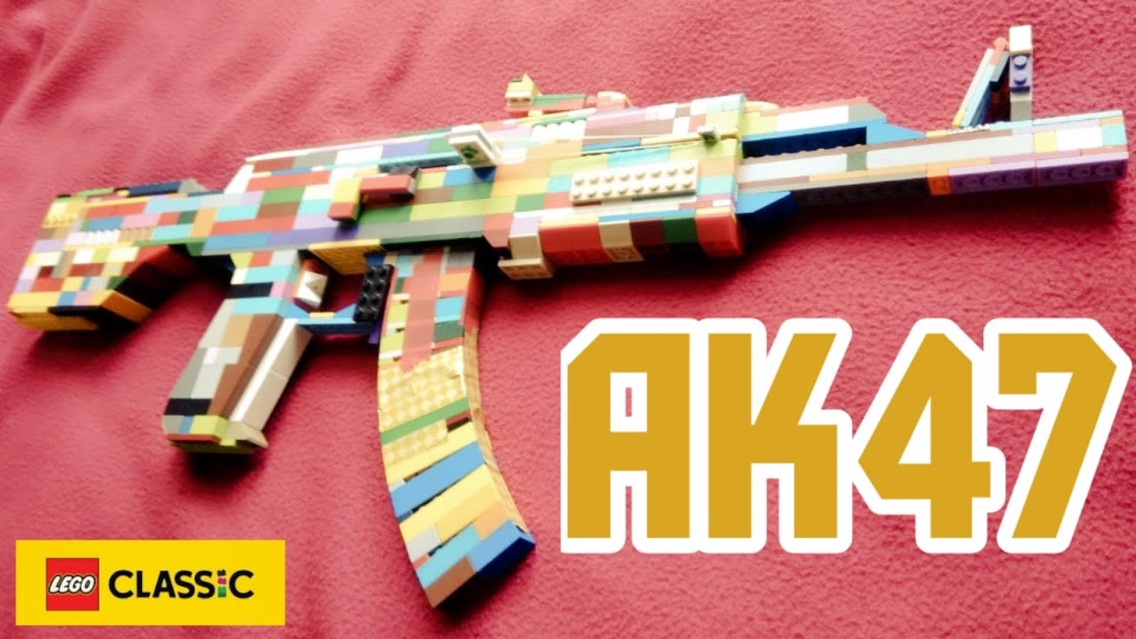 MAKING OF AK 47 USING LEGO CLASSIC BRICKS - YouTube