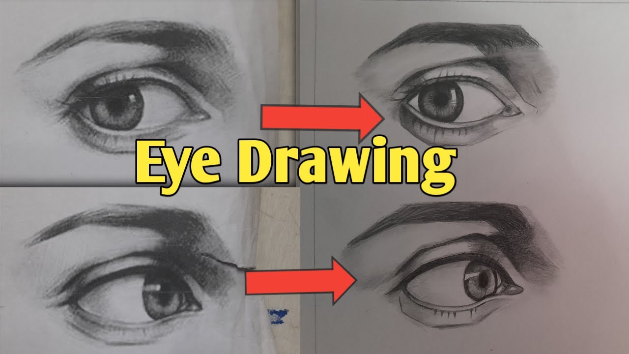 Eye Drawing Easy Way to Draw|| Suman Dumre Arts😍 - YouTube