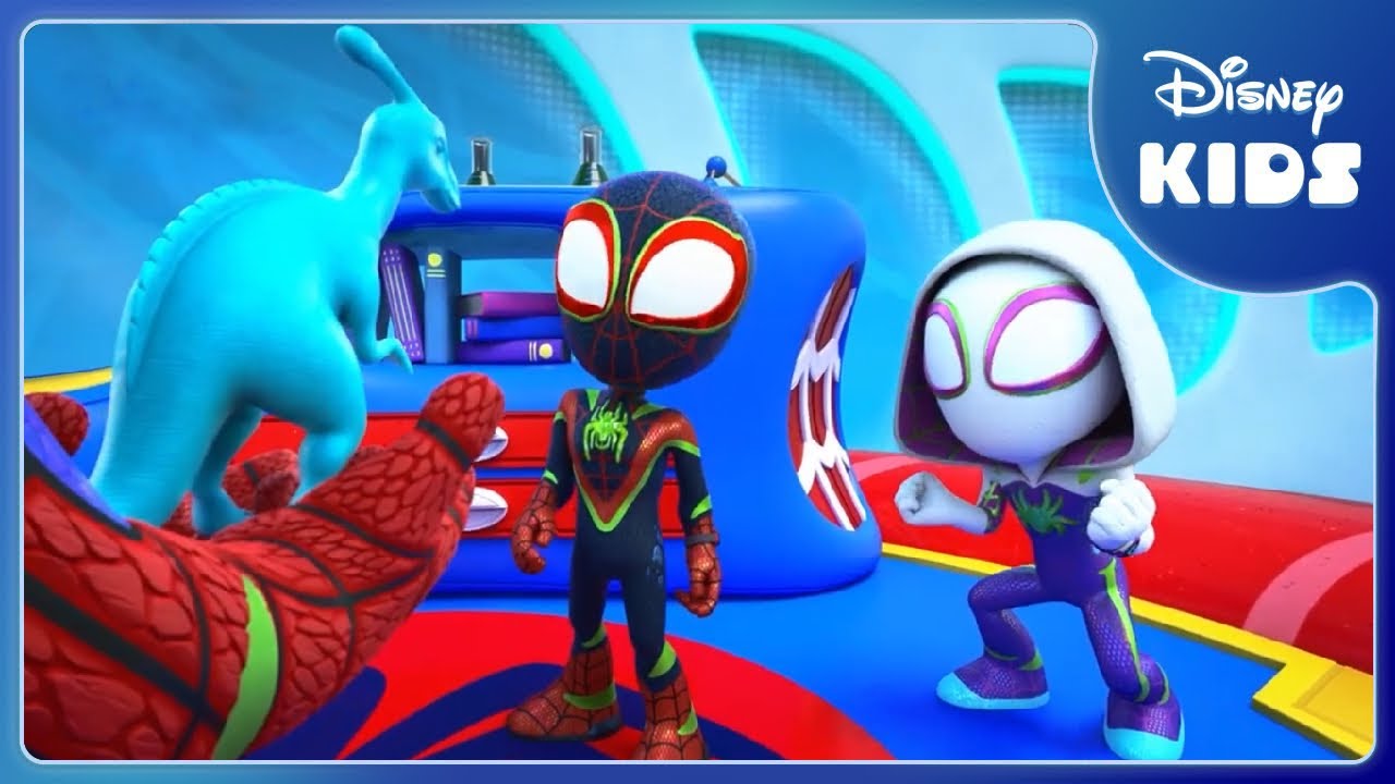 Απολίθωμα δεινοσαύρου | Ο Spidey και οι Απίθανοι Φίλοι του | Disney ...
