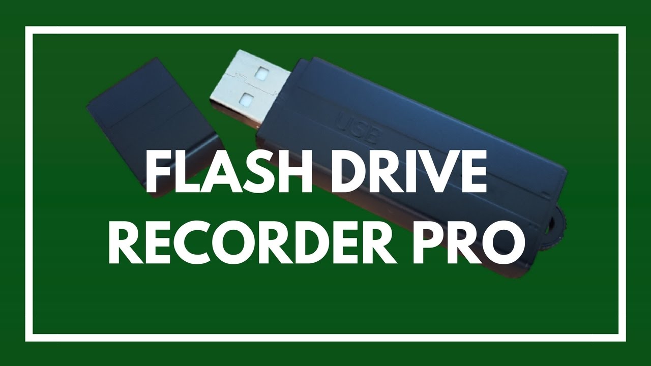 The New Flash Drive Recorder Pro - Tutorial - YouTube