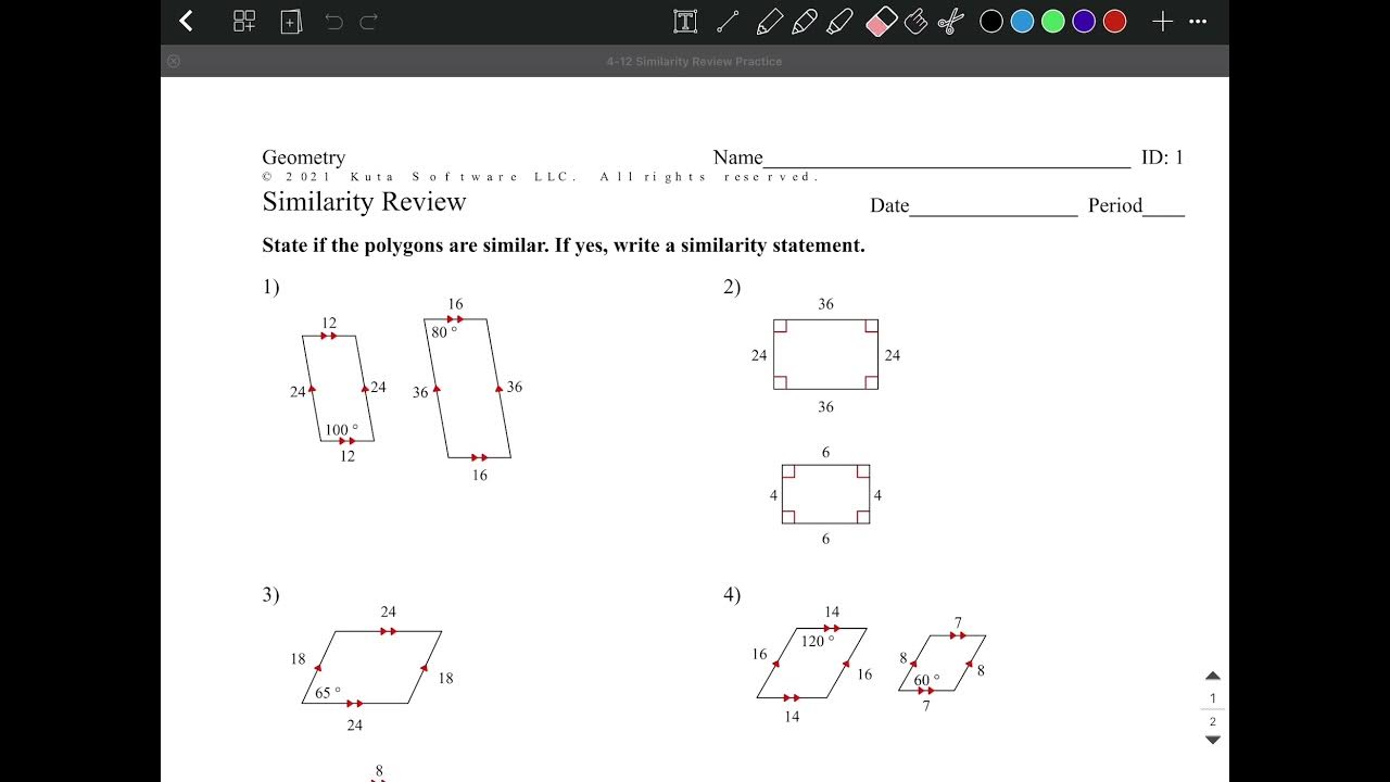 Similarity Review - YouTube