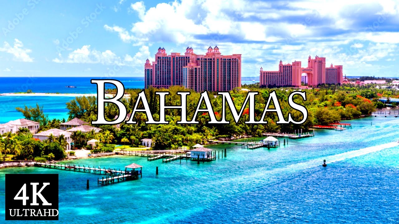 Bahamas 4K - Beautiful Port of Nassau Panoramic Drone Film With ...