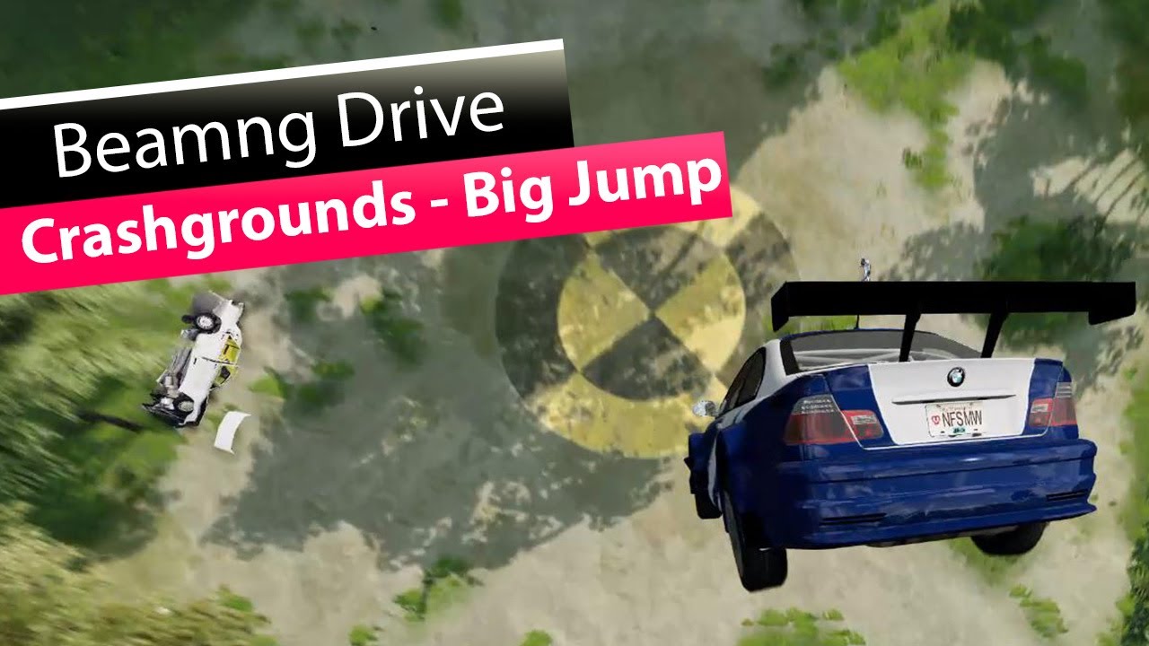 Beamng | Crashgrounds Big Jump - YouTube