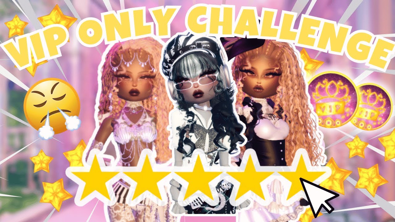 ONLY VIP Challenge 💎 | Can I Still Win in Dress to Impress?! (Roblox ...