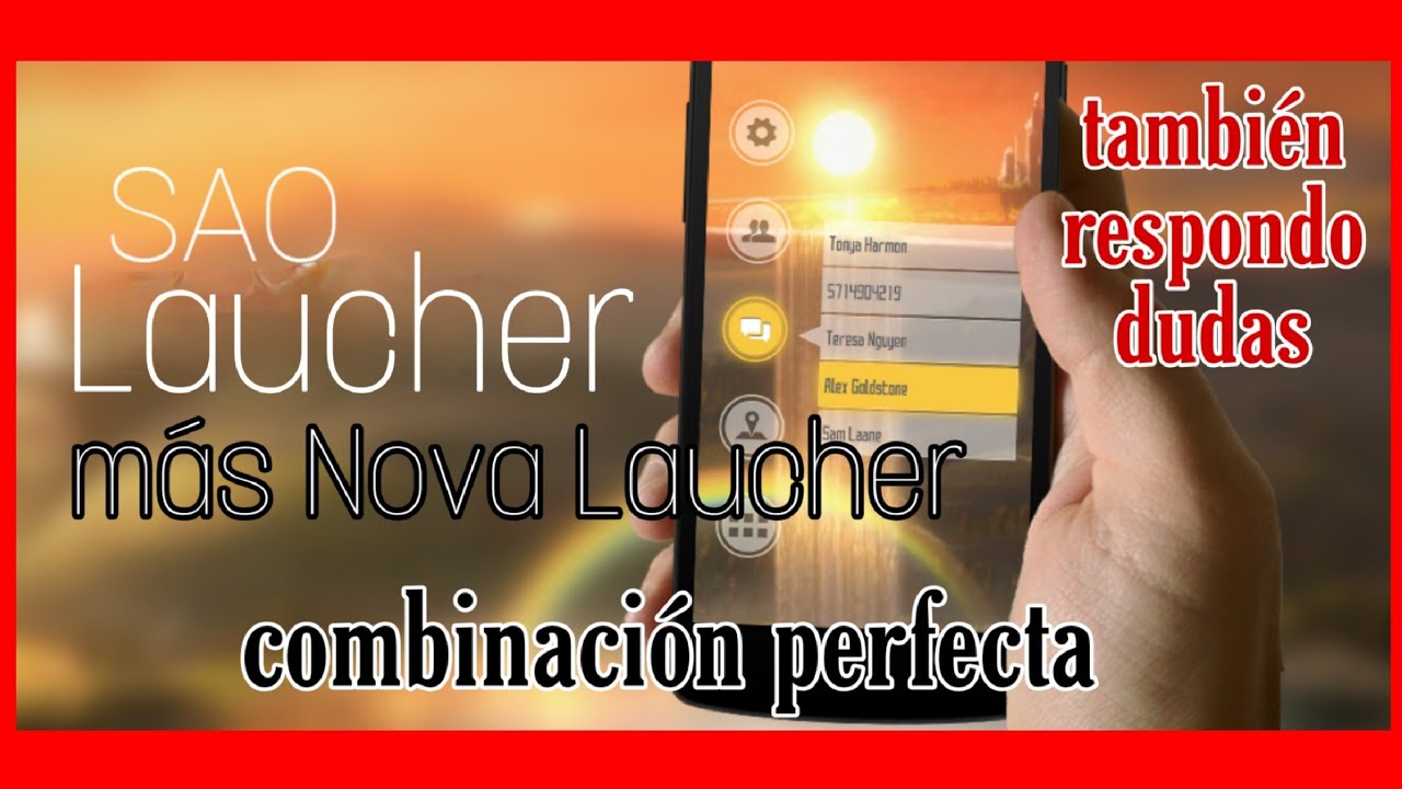 SAO LAUNCHER NOVA LAUNCHER=EL LAUNCHER PERFECTO 2019 DESCARGAR GRATIS ...