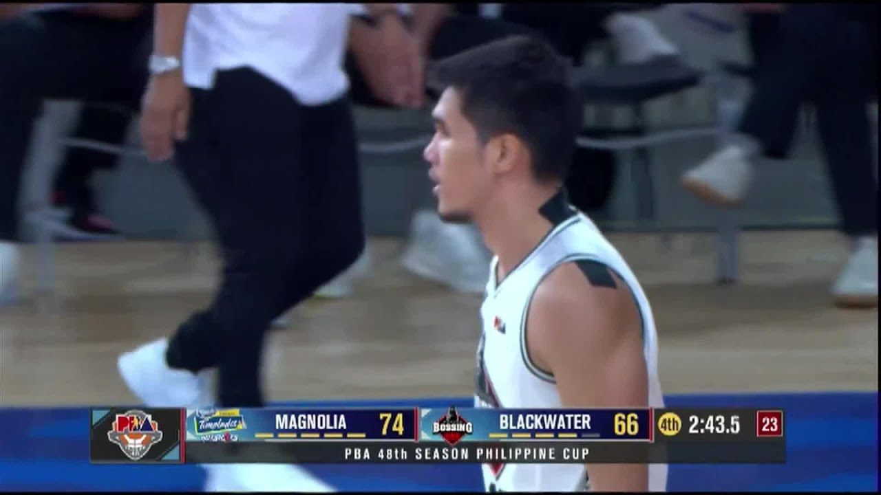 Blackwater Bossing REFUSES TO GO DOWN in 4Q vs Magnolia 😤 | PBA SEASON ...