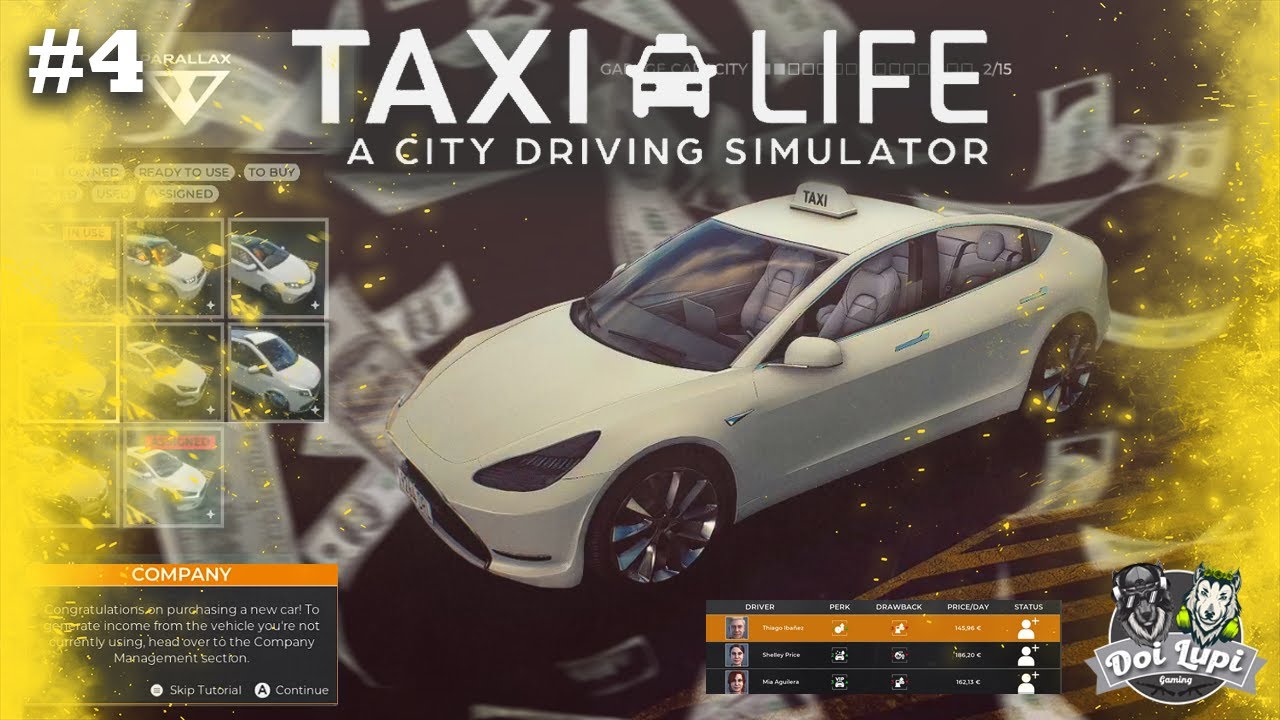How Much You Earn From Employees In Taxi Life: A City Driving Simulator ...