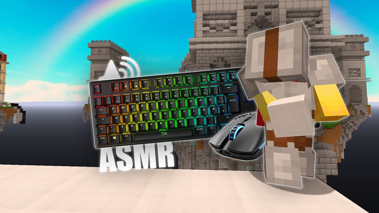 Keyboard + mouse sounds | Handcam + ASMR - YouTube