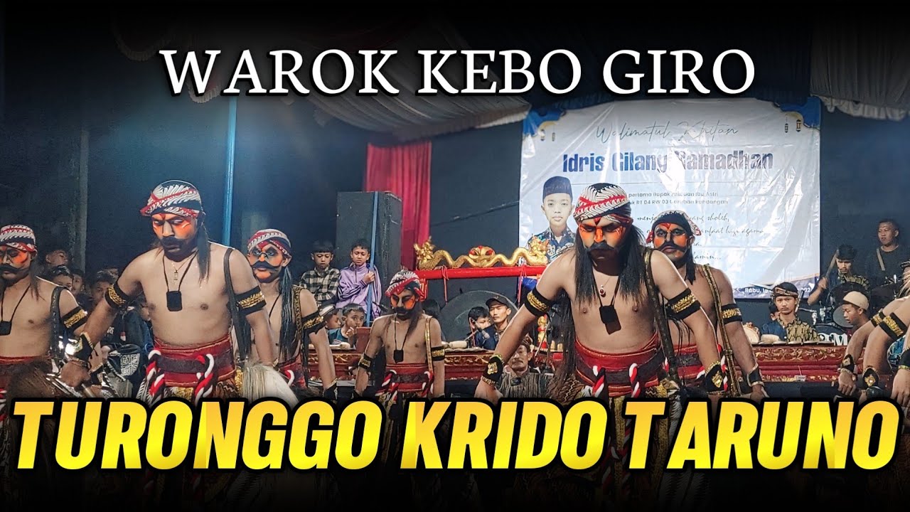 Warok Kebo Giro TURONGGO KRIDO TARUNO TKT KANDANGAN - Live Bendokuluk ...