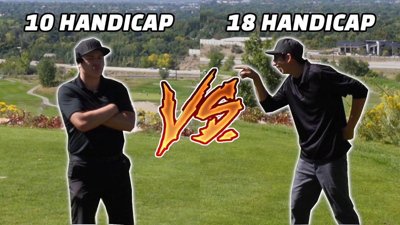 What 18 Handicap VS 10 Handicap Golf Looks Like... [EVERY SHOT] | Las ...
