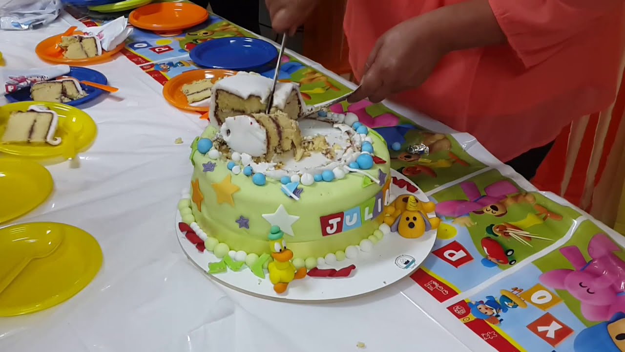 Como partir un pastel en 1001 pedazos - YouTube