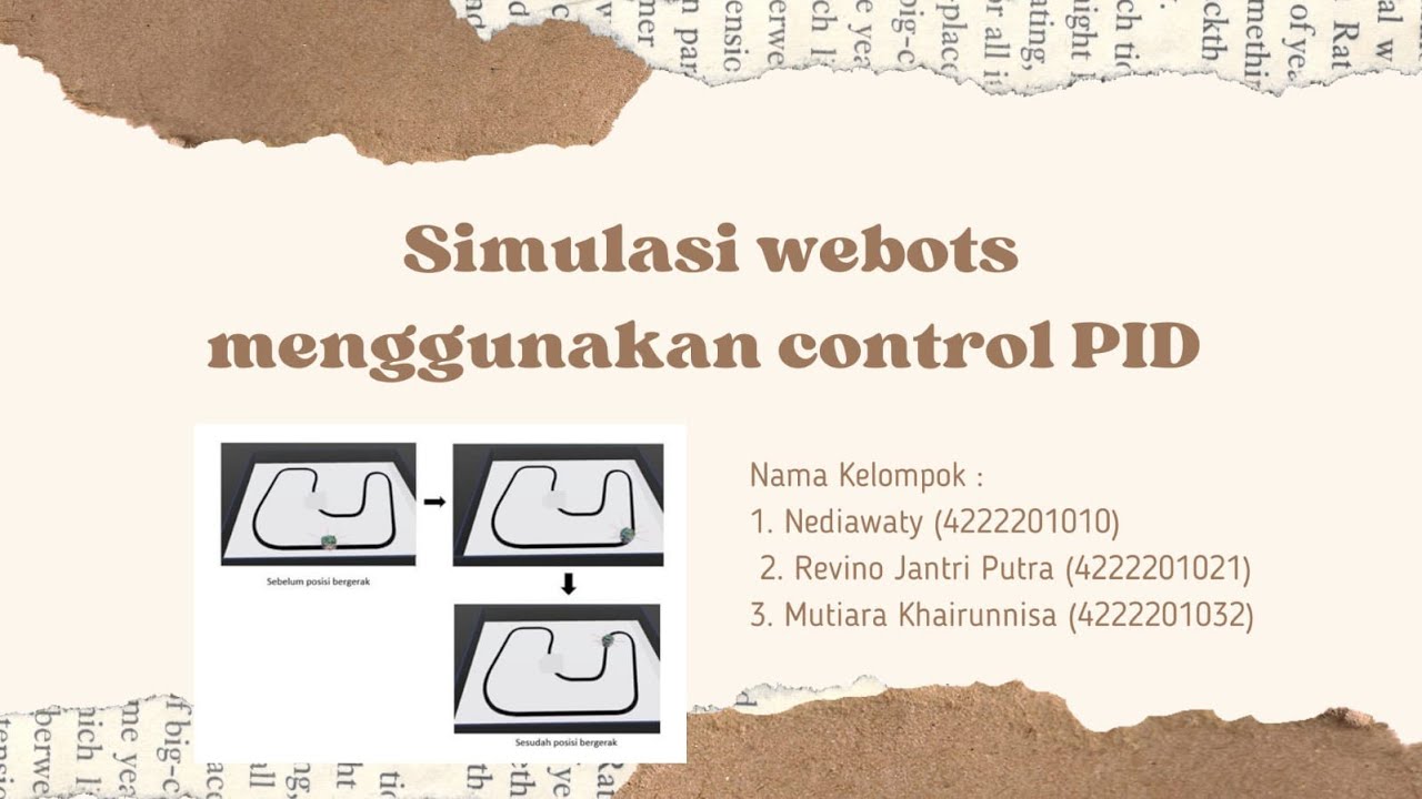 Simulasi Webots menggunakan Control PID pada Line Follower (Sistem ...
