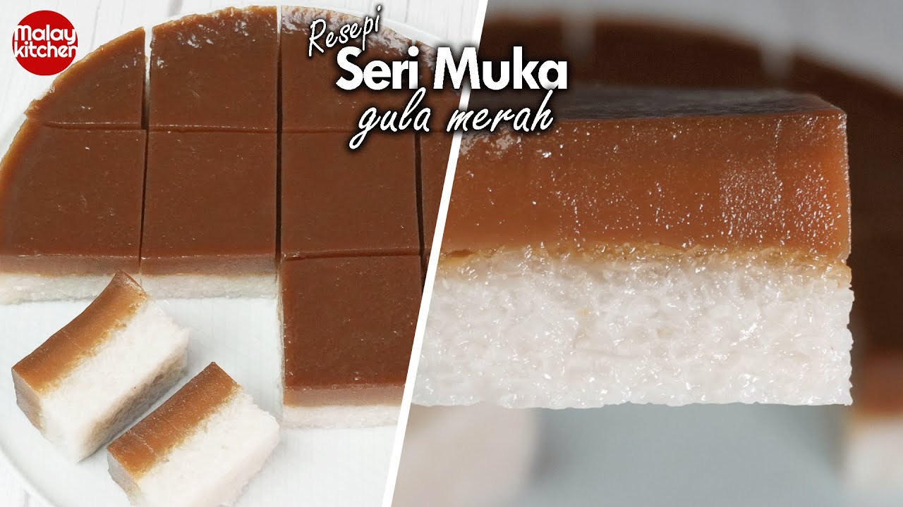Resepi kuih seri muka gula merah | resepi tanpa telur | mudah dan sedap ...