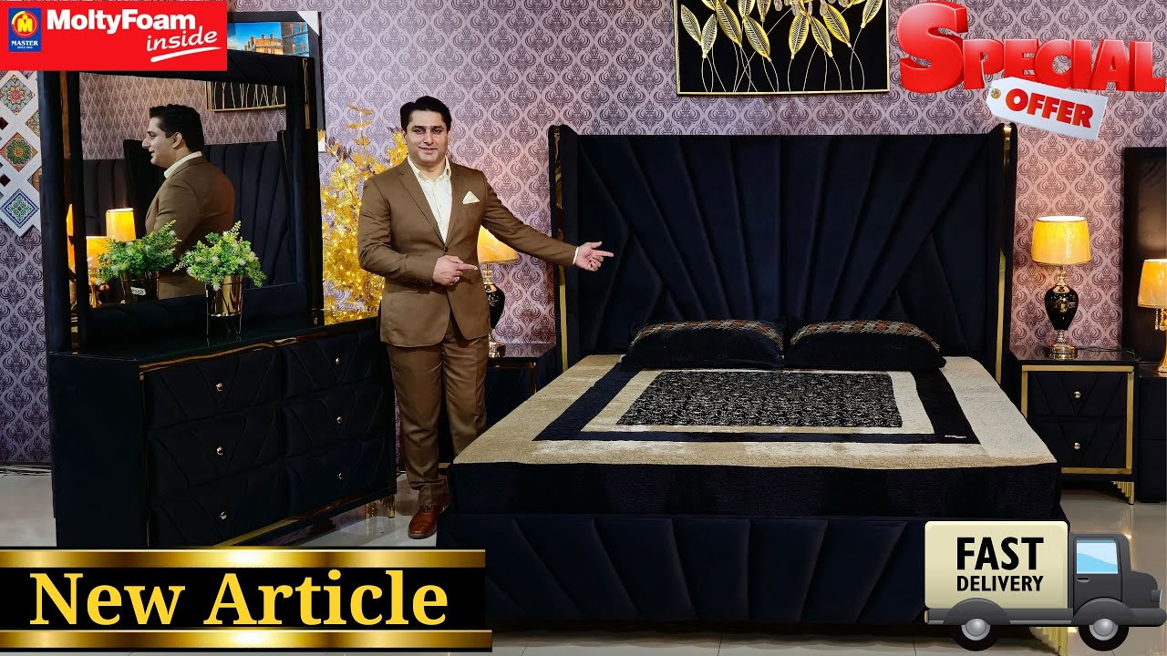 New Article V Block Wings Bed Set | Big Discount l Bed Time Furniture ...