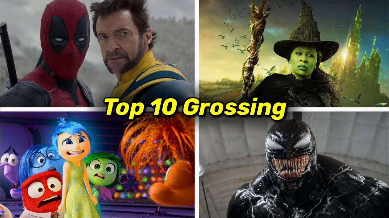 Ranking The Top 10 Highest Grossing Movies From 2024 - YouTube