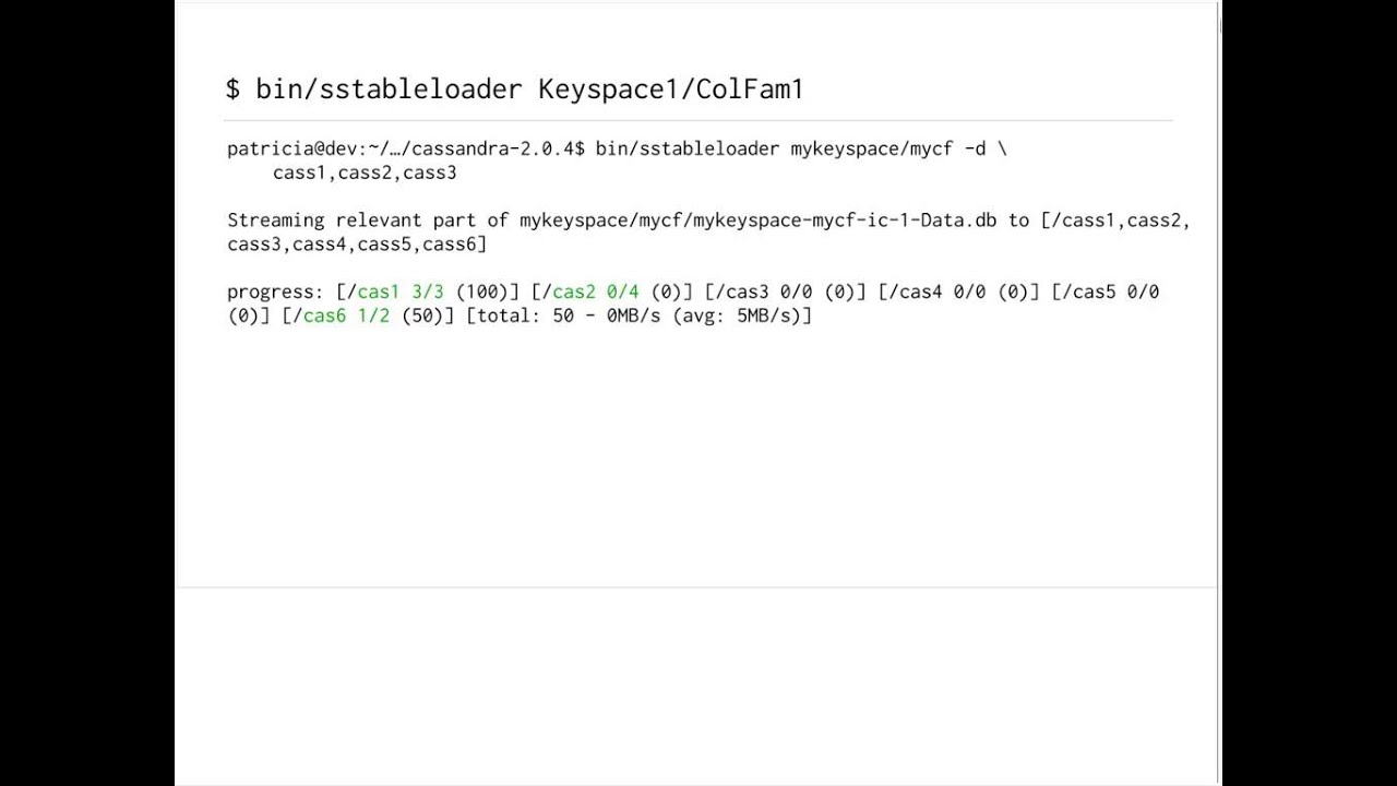 Community Webinar | Bulk Loading Data into Cassandra - YouTube