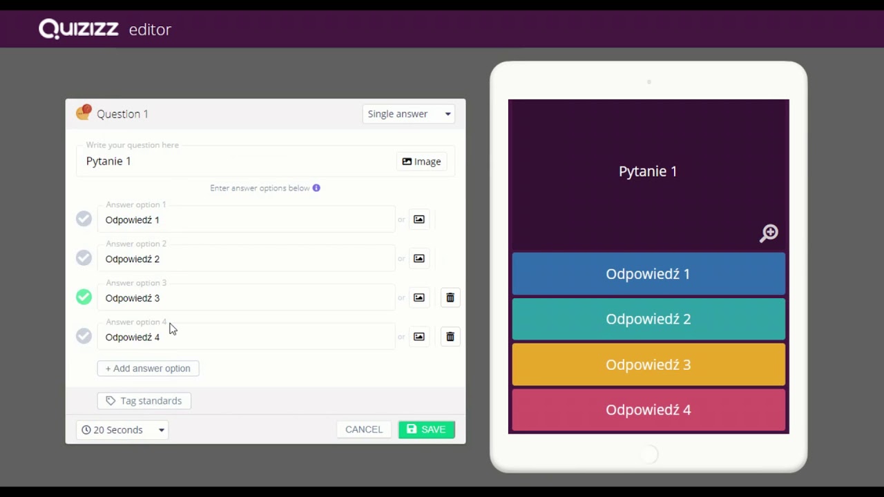 Tutorial OSE: Quizizz pierwsze kroki - YouTube