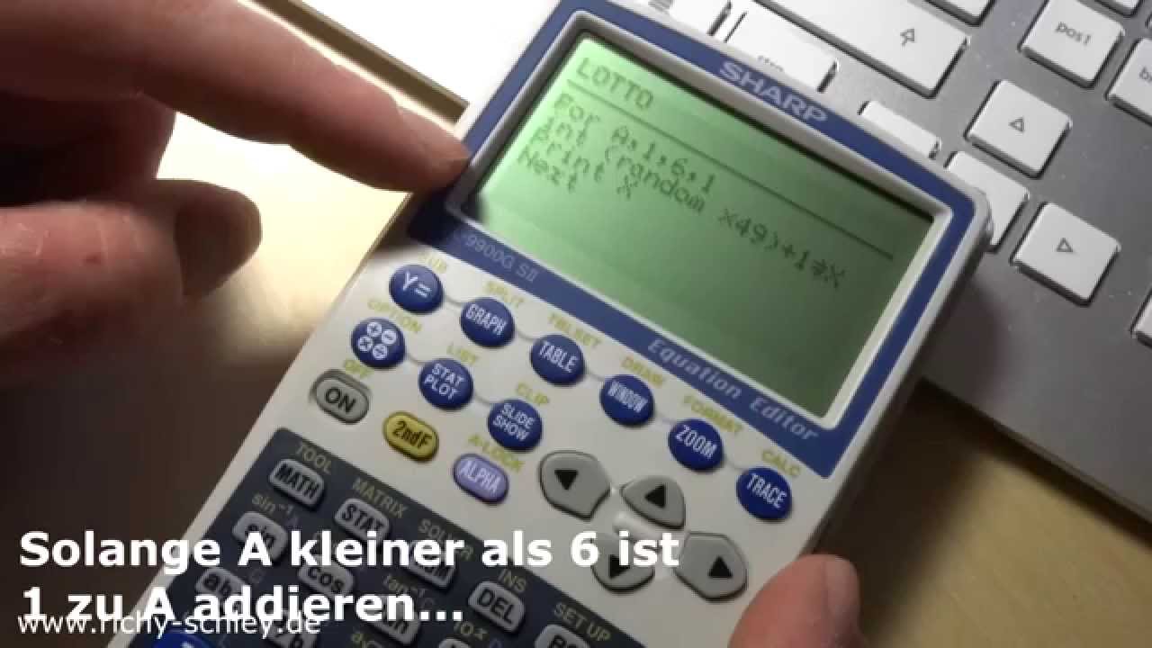 Sharp Basic mit Sharp EL-9900G SII programmieren - YouTube